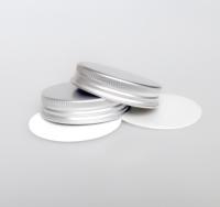 China 47mm*11mm Round Threaded Aluminum Cap Φ 47  Aluminum Cap Cosmetic Cream Bottle Drink Bottle Cap for sale
