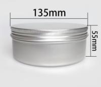 China 600ml 135*55 Round Threaded Aluminum Can Tea Cake Biscuit Alabaster Snacks Sealed And Subdivided Metal Box for sale