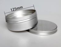 China 600ml 135*55 Round Threaded Aluminum Can Tea Cake Biscuit Alabaster Snacks Sealed And Subdivided Metal Box for sale