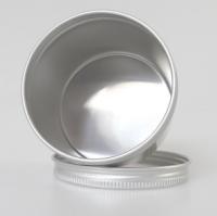 China 250ml 76*70 Silver Threaded Aluminum Can Flower Tea Tea Canister Snack Candy Beans Sealed Metal Storage Jar for sale