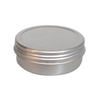 China 25ml 48*18 Threaded Aluminum Box Candle Balm Aromatherapy Lip Balm Cosmetic Cream Trial Sample Box for sale
