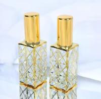 China 12ml Refillable Perfume Glass Bottle Empty Luxury Spray Fragrance Parfum for sale