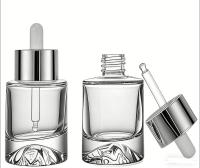 China Glass Dropper Bottle glass container with rubber bulb dropper designed for controlled liquid dispensing in various applications for sale