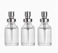 China Clear Glass Perfume Bottle with Secure Lid Suitable for Home Fragrance Oils Essential Oil Blends and Custom Scents for sale