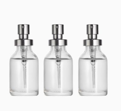China Clear Glass Perfume Bottle with Secure Lid Suitable for Home Fragrance Oils Essential Oil Blends and Custom Scents for sale