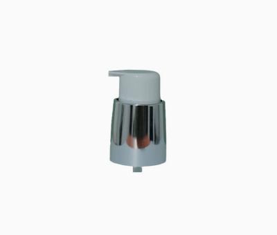 China 24 Teeth Full Plastic Lotion Pump White Semi-shroud Press Pump for Cosmetic Body Cream Foundation Essential Oil for sale