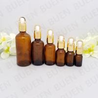 China Electroplated Sliver Amber Serum Bottles Essential Oil recyclable for sale
