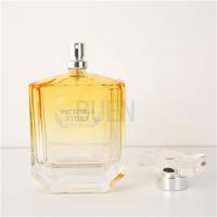 China Custom 50ml Square / Five Pointed Glass Perfume Bottle Daily Used for sale