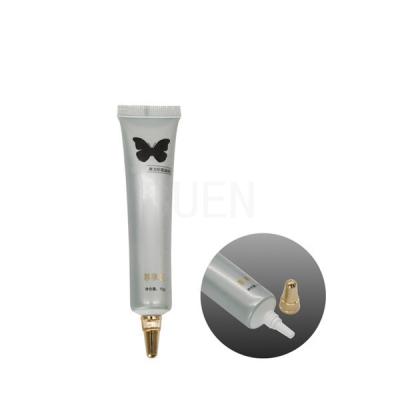 China Gloss Cosmetic Squeeze Tubes Hot Stamping 15ml With Needle Nose Applicator for sale