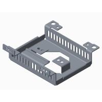 China Grey Powder Coating Metal Stamping Bending Parts Laser Cutting Parts for sale