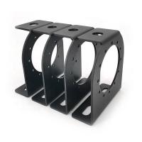 China 5052 Aluminum Laser Cutting Parts Black Anodize Metal Bending Parts for sale