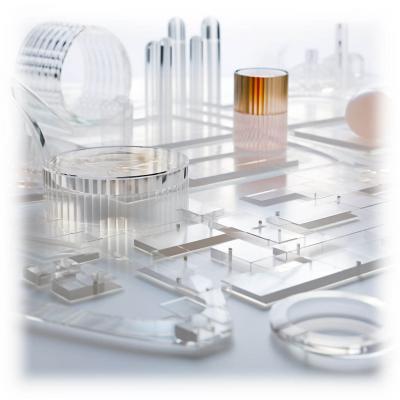 China Transparent Material 3D Printing Parts High Tolerance 3d Printed Aluminum For Show for sale