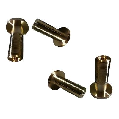 China CNC Copper Parts Anodized 0.002mm~0.005mm Tolerance Brass Turning Parts for sale