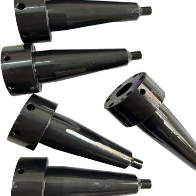 China Custom Precision Steel CNC Turning Parts Blackened Surface Treatment with 100% Inspection and +/-0.001~0.005mm Tolerance for sale