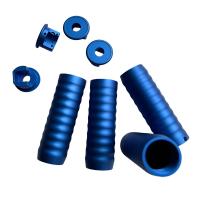 China Durable Blue Oxidation CNC Turning Parts with High Precision CNC Turning Services for sale