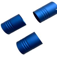 China Custom Blue Oxidation CNC Turning Parts Aluminum with Factory Price and Durable High Precision for sale
