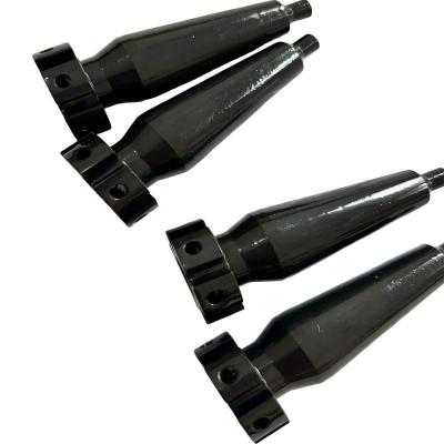 China Custom Precision CNC Turning Parts with Steel Material and Blackened Surface Treatment for sale