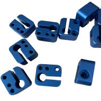 China Blue Oxidation CNC Milling Parts with 100% Inspection and 7-35 Working Days Lead Time for sale
