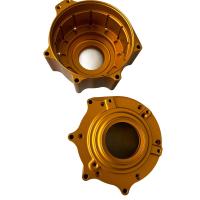 China Customized Size CNC Turning Milling Parts with Gold Oxidation Surface Treatment and 100% Inspection for sale