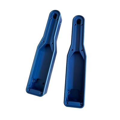 China High Precision CNC Spare Parts with Blue Oxidation Surface Treatment and CNC Machining for sale