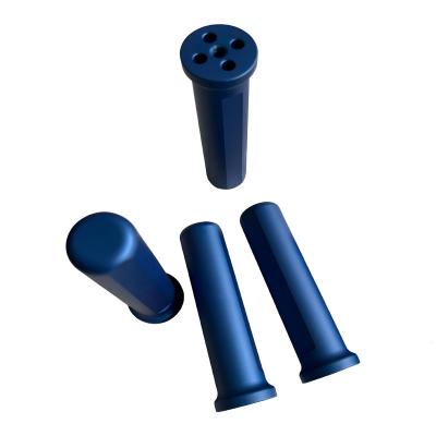China High Precision CNC Turning Milling Parts with Blue Oxidation Surface Treatment and 0.002~0.005mm Tolerance for Customized Sizes for sale