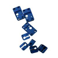 China Blue Oxidation CNC Milling Parts with 7-35 Working Days Lead Time and +/-0.002~0.005mm Precision for sale