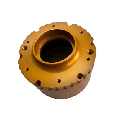 China Gold Anodize Aluminum CNC Turning Milling Parts with Engineering Support and Customized Precision for sale