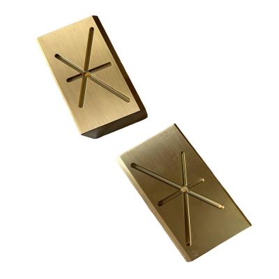 China Aluminum CNC Milling Parts with Gold Anodizing 100% Inspection and 7-35 Working Days Lead Time for sale