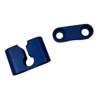 China High Precision CNC Turning Parts with Blue Oxidation Surface Finish and ±0.002~0.005mm Tolerance Customized Size for sale