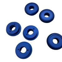 China ISO9001 Certified High Precision CNC Turning Parts with Blue Anodizing Surface Finish for sale