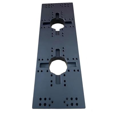 China Customized Aluminum CNC Milling Parts with Black Oxidation Surface Treatment for electronics CNC  Milling Components for sale