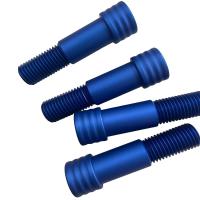China High Precision CNC Turning Parts with ±0.002~0.005mm Tolerance and Blue Oxidation Surface Finish ISO9001 Certified for sale