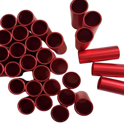 China High Precision CNC Turning Parts with Red Oxidation Surface Treatment for Medical Device Enclosures for sale