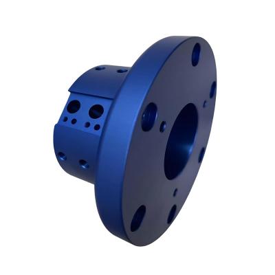 China Customized CNC Turning Parts with High Tolerance and Blue Oxidation Surface Finish for Precision Machined Components for sale