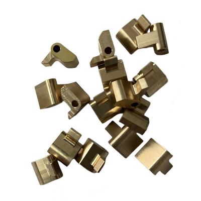 China Precision CNC Machined Brass Sensor Mount Bracket with High Tolerance and ISO9001 Certification for sale