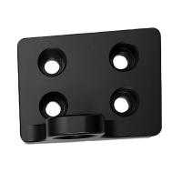 China Precision Aluminum CNC Milled Components with Black Oxidation Surface Finish for sale