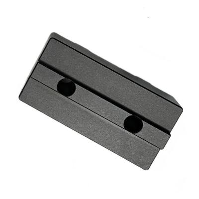 China Precision Ground CNC Milled Base Plate with ±0.002~0.005mm Tolerance and Black Oxidation Finish ISO9001 Certified for sale