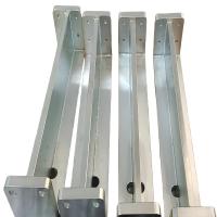 China Precision CNC Milled Aluminum 6061 Mounting Bracket with ±0.002~0.005mm Tolerance and ISO9001 Certification for sale