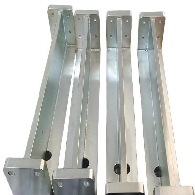 China Precision CNC Milled Aluminum 6061 Mounting Bracket with ±0.002~0.005mm Tolerance and ISO9001 Certification for sale