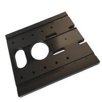 China Precision CNC Milled Back Panel for Server Rack with ±0.002~0.005mm Tolerance and Black Oxidation Finish - ISO9001 Certified for sale