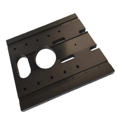 China Precision CNC Milled Back Panel for Server Rack with ±0.002~0.005mm Tolerance and Black Oxidation Finish - ISO9001 Certified for sale