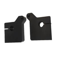 China Precision CNC Machining Part for Sensor Mount Bracket with ±0.002~0.005mm Tolerance and Black Oxidation Surface Finish (ISO9001 Certified) for sale