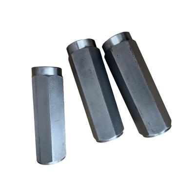 China High Precision CNC Turning Milling Parts Aluminum Hydraulic Fittings with ±0.002~0.005mm Tolerance ISO9001 Certified and 100% Inspection for sale