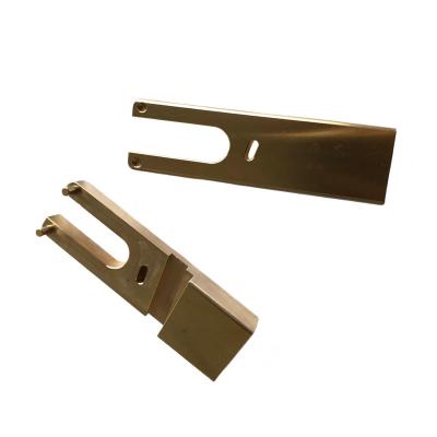 China 5-Axis CNC Milled Brass Components with ±0.002~0.005mm Tolerance Precision Milled Parts for sale