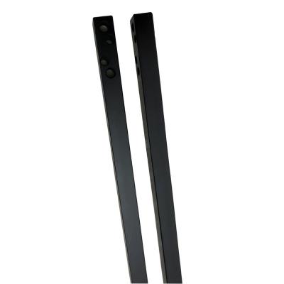 China Precision CNC Milled Aluminum Plate with ±0.002~0.005mm Tolerance & Black Anodized Finish for sale