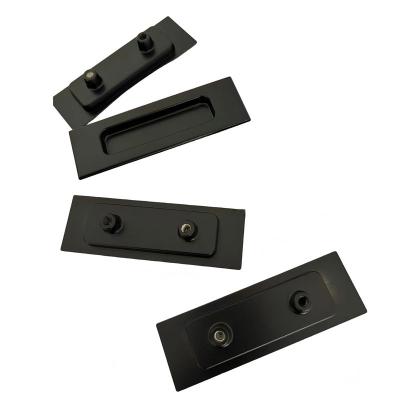 China Custom CNC Milling Parts with Black Powder Coating, ±0.002~0.005mm Tolerance, and ISO9001 Certified for Automotive Applications for sale