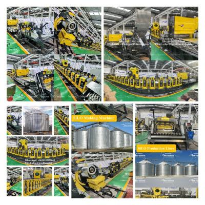 China Grain silo sidewall machine | Silo corrugated sheet production line | Grain bin roll forming machine for sale