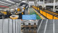 China Grain silo post production line | silo racking machine | grain bin storage silo stiffener machine for sale