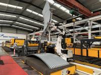 China High Speed Corrugated sheet steel grain bin silo sidewall roll forming machine for sale