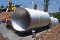 China Wholesale underground irrigation system metal steel spiral corrugated culvert pipe making machine for sale